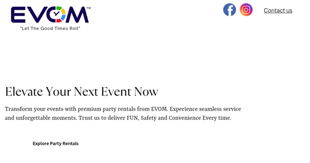 Evom Website